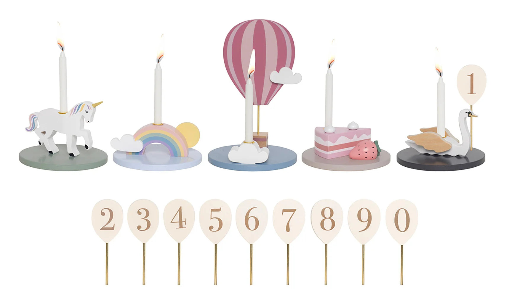 Birthday Train Set - Swan – Swanky Boutique