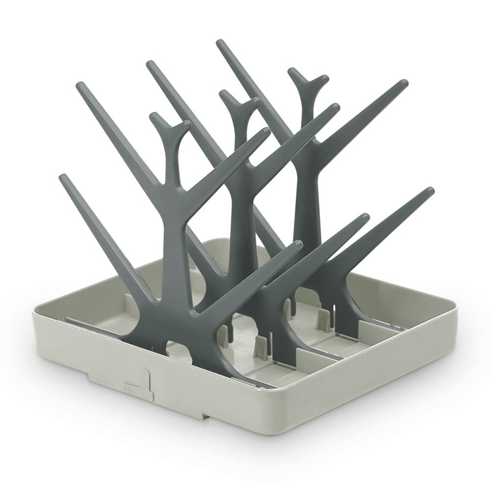 Haakaa Easy-Store Drying Tree & Tray Set - Slate Grey – Swanky Boutique
