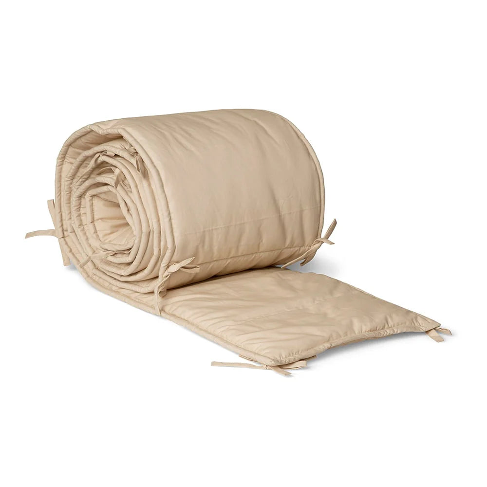 Bed Bumper, Lotus - Oatmeal – Swanky Boutique