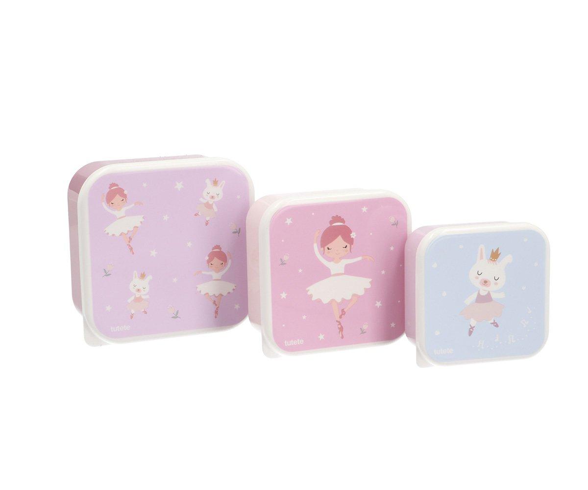 Lunch Boxes, Set of 3 Different Sizes - Ballet – Swanky Boutique
