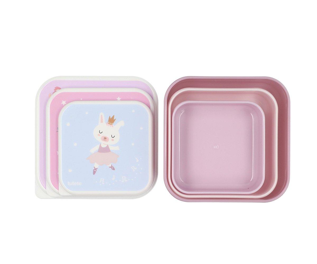 Lunch Boxes, Set of 3 Different Sizes - Ballet – Swanky Boutique